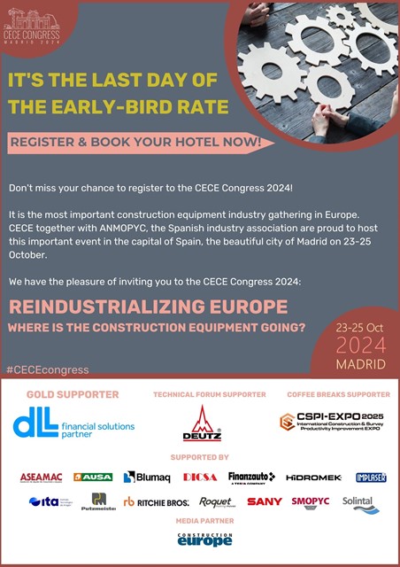 Today is your last chance to take advantage of the CECE Congress early ...